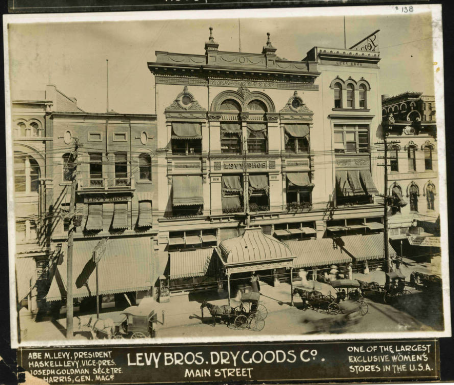 Levy Bros Dry Goods Co. - A Curious Histonian