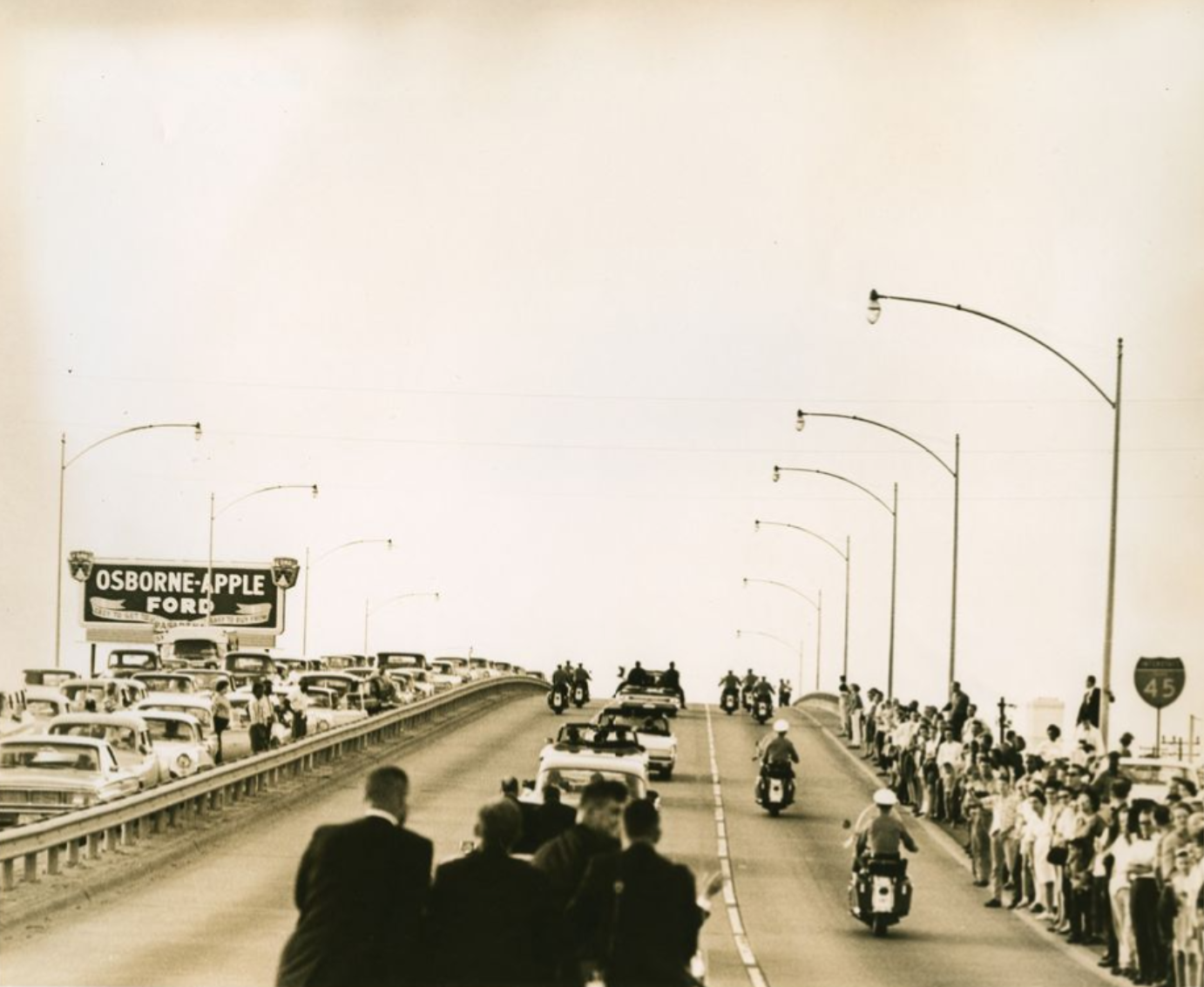 President Kennedy's motorcade in Houston - A Curious Histonian